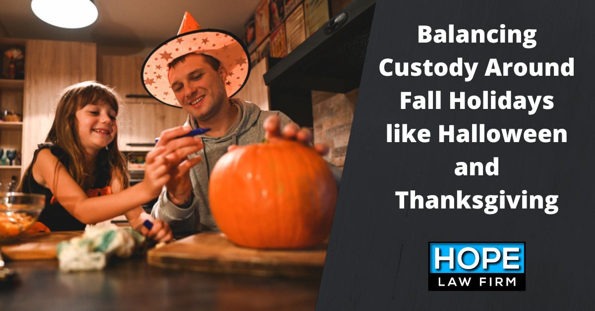 Balancing Custody Around Fall Holidays like Halloween and Thanksgiving